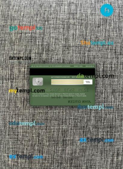 Italy Cassa Depositi e Prestiti bank visa classic card PSD scan and ...