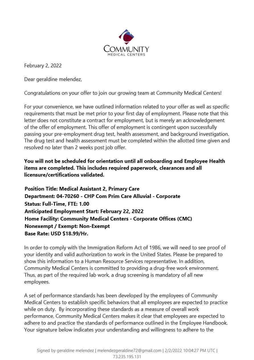 Community Medical Centers Medical Assistant 2, Primary Care offer ...